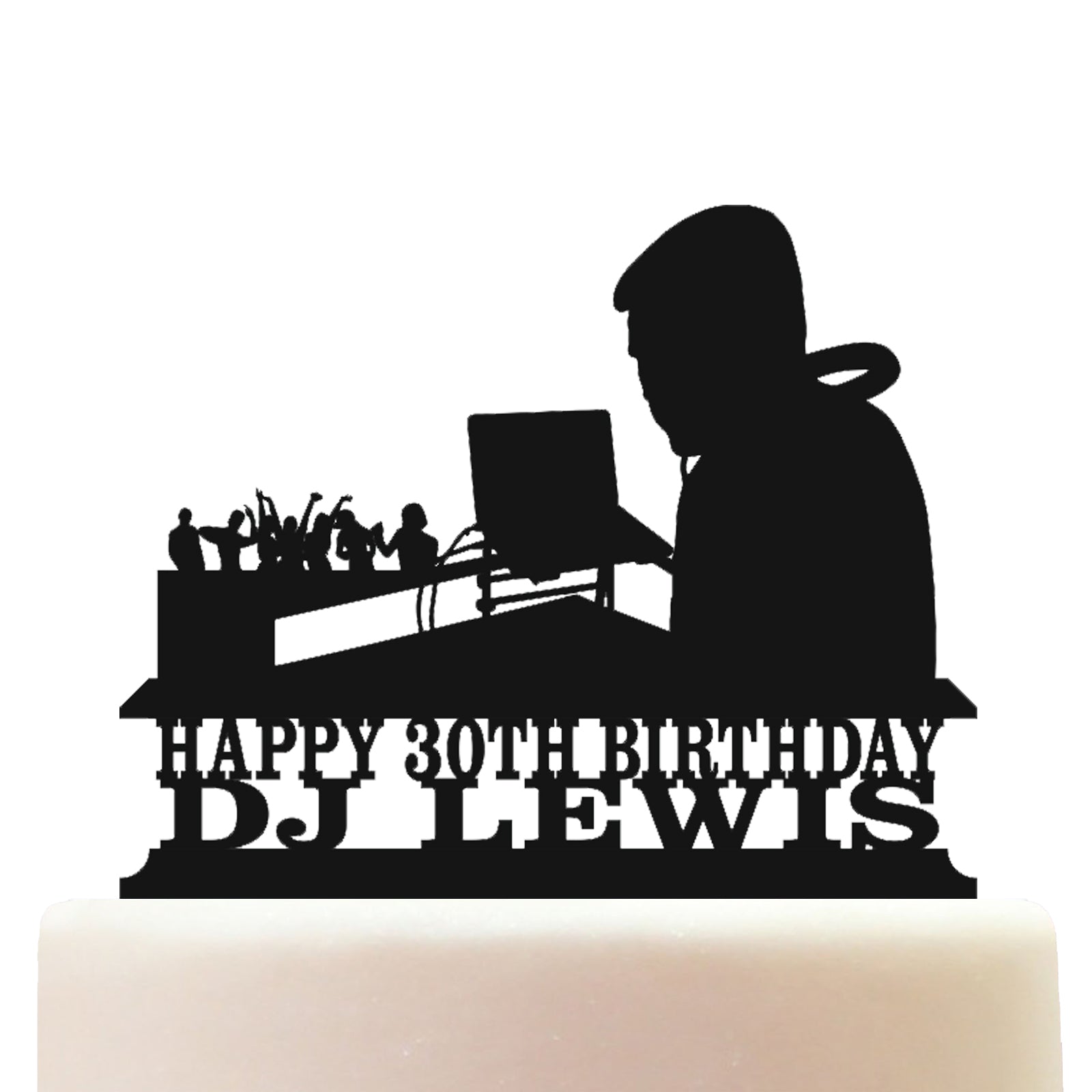 Disco and DJ Themed Cake Toppers – Silky Cake Toppers